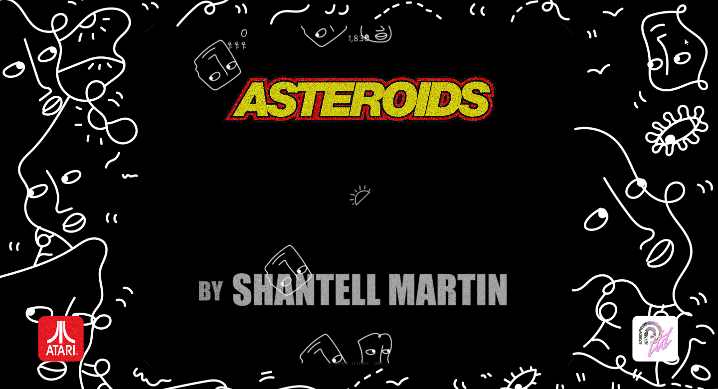 Asteroids Game Logo